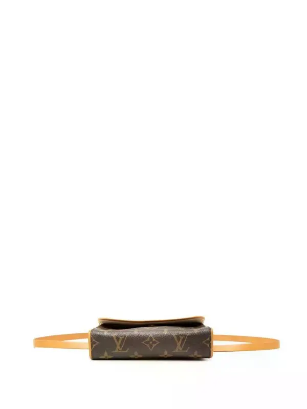 LOUIS VUITTON 2003 Monogram Florentine Belt Bag - Brown