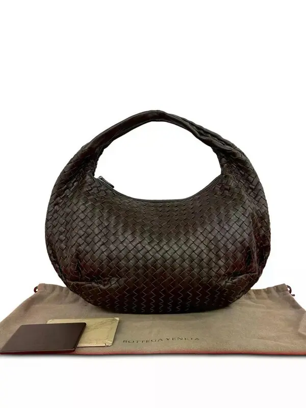 Bottega Veneta Medium Nappa Intrecciato Belly Hobo Bag - Brown