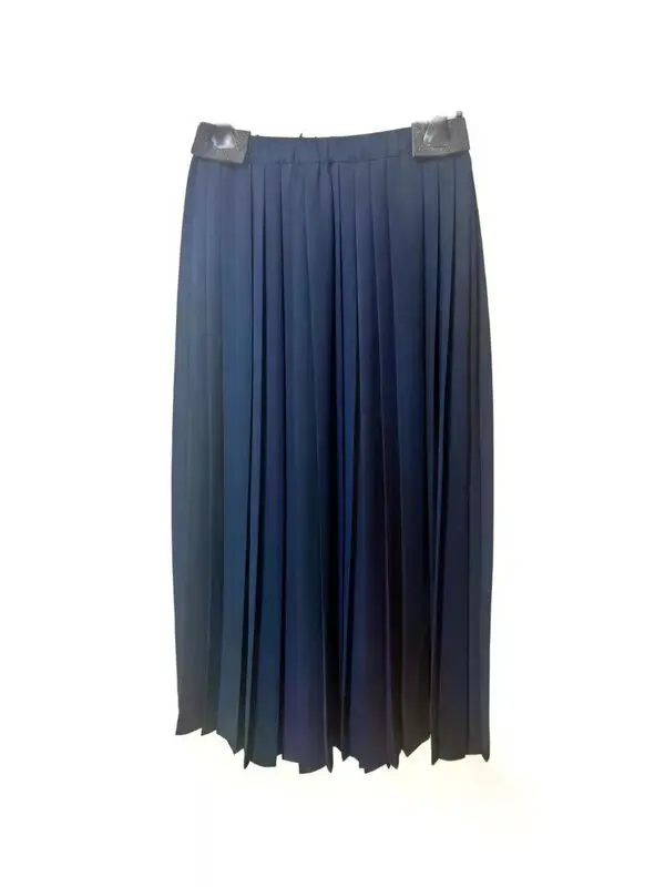 Black Label Pleated Skirt - Blue