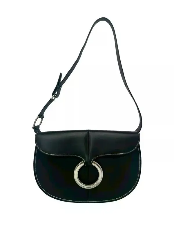 Loewe 20th Century Special Edition Dulcinea Leather Ring Shoulder Bag - Black