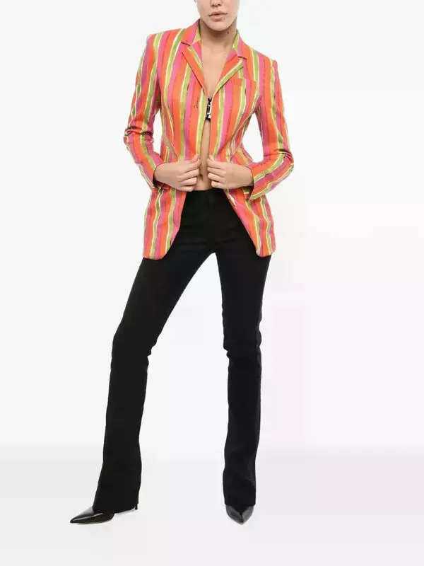 Dsquared2 Striped Cut-out Blazer