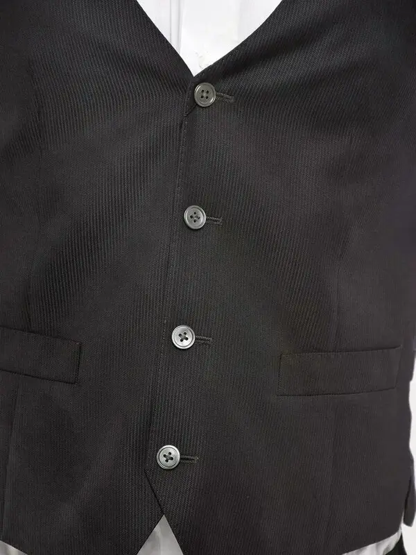 Corneliani Single-breasted Martingale Waistcoat