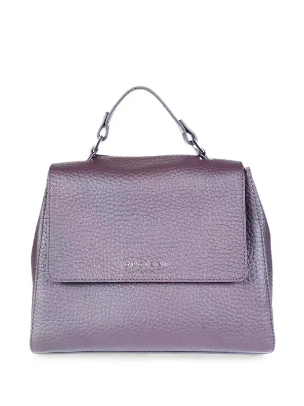 Orciani Sveva Soft Grained Leather Tote Bag - Red