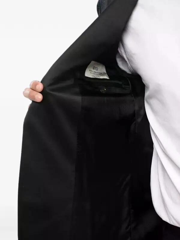 Corneliani Jacquard Satin-lapel Blazer