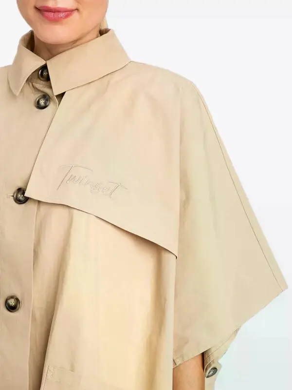 TWINSET Gabardine Poncho