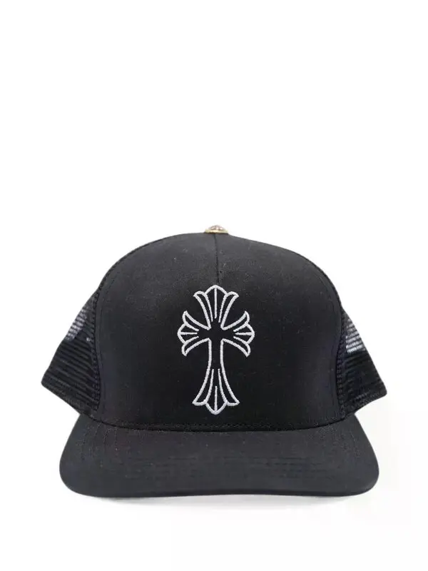 Chrome Hearts Cross-embroidered Baseball Cap - Black