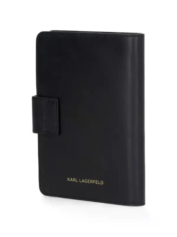Karl Lagerfeld Logo-plaque Passport Holder