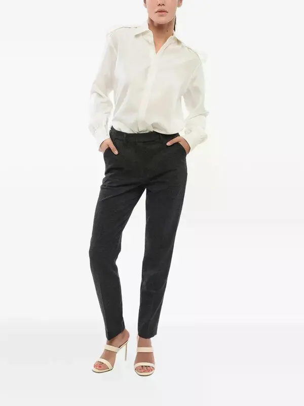 DEPARTMENT 5 Micro-patterned Belt Loops Straight-leg Trousers
