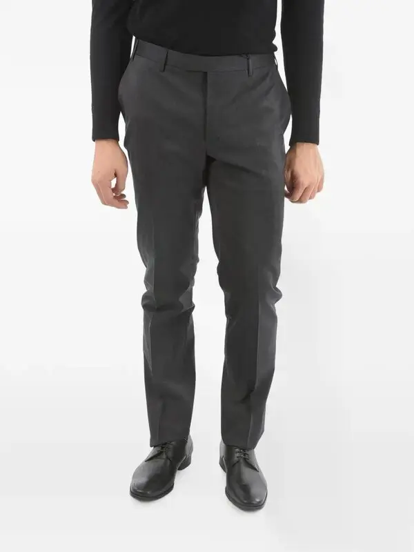Corneliani Hook-and-zip-fastening Trousers - Grey