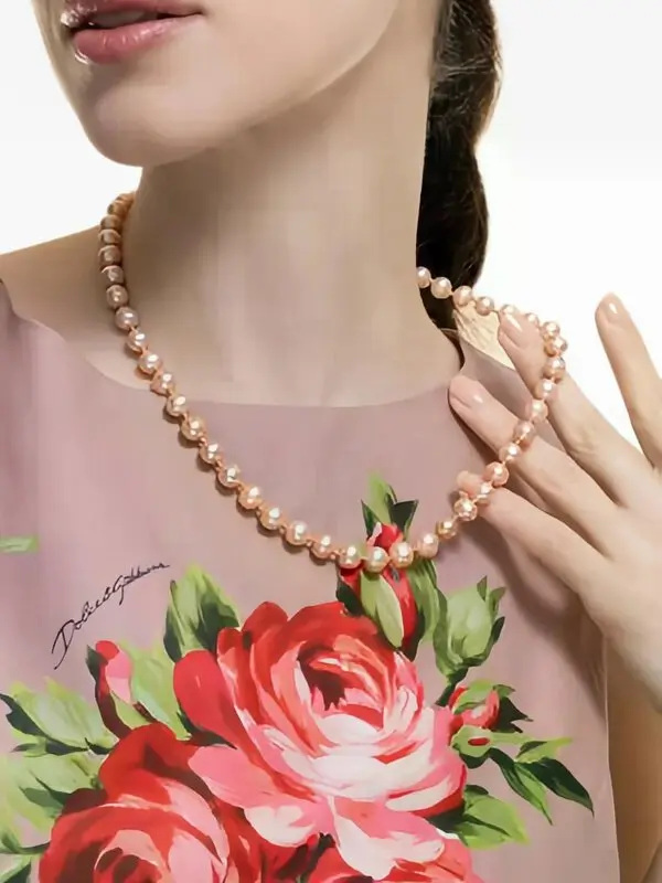 Coomi Affinity Knotted Pearl Necklace With Diamonds In 18k Yellow