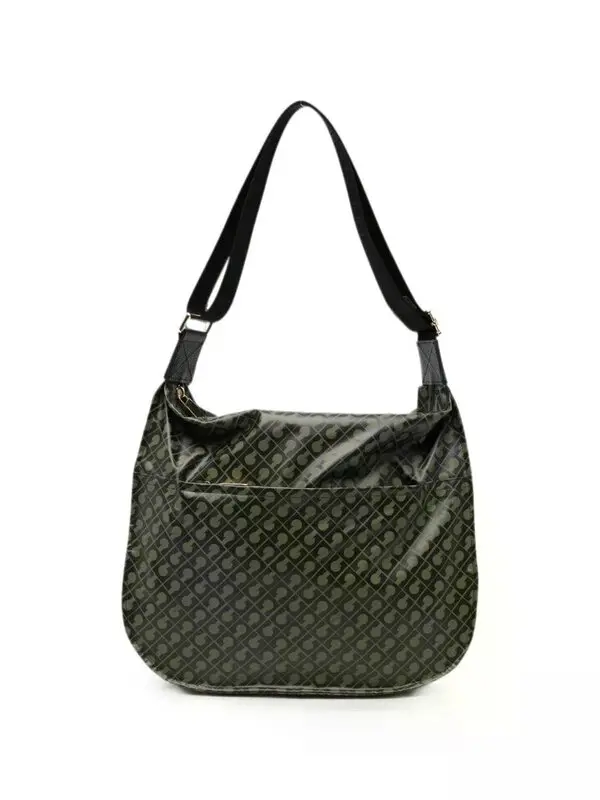 GHERARDINI Monogram-print Shoulder Bag - Green