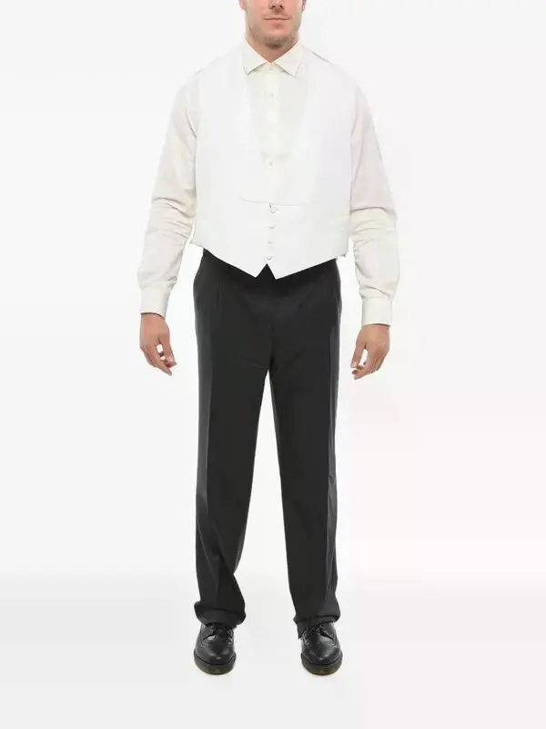 Corneliani Single-breasted Embroidered Waistcoat