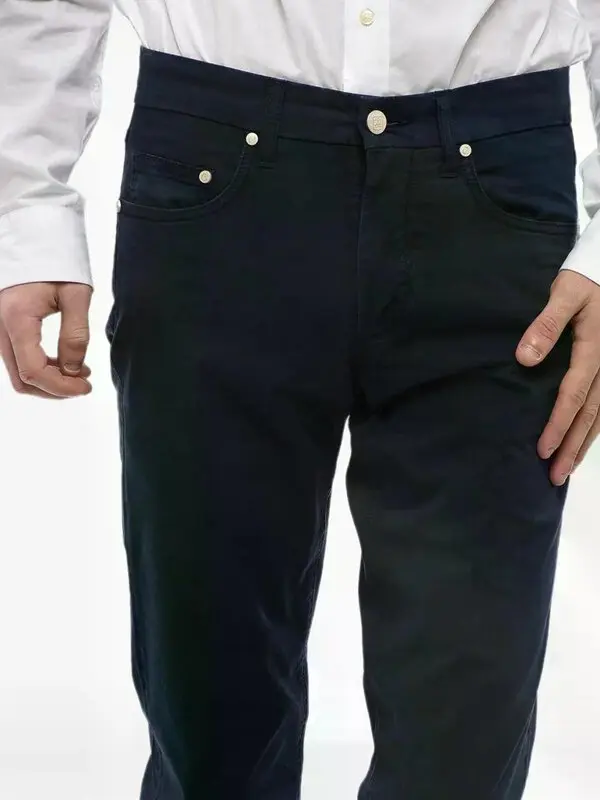 Corneliani Suede-patch Chino Trousers