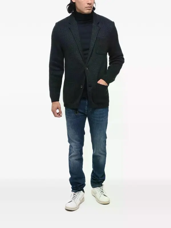SUN HOUSE Single-breasted Knit Blazer