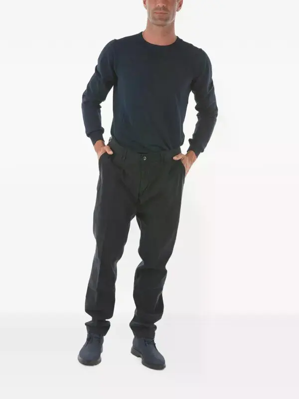 CRUNA Newtown.l. Belt-loop Trousers - Black