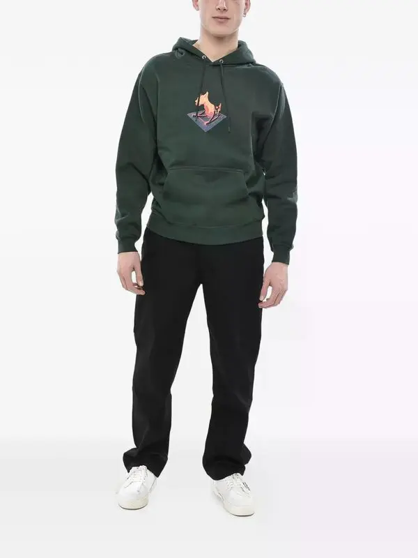POLAR SKATE CO Graphic Print Cotton Hoodie