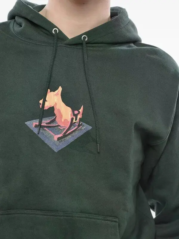 POLAR SKATE CO Graphic Print Cotton Hoodie