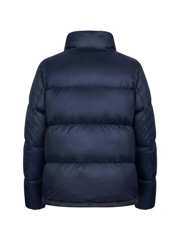 Sacai Quilted Funnel-neck Puffer Jacket - Blue