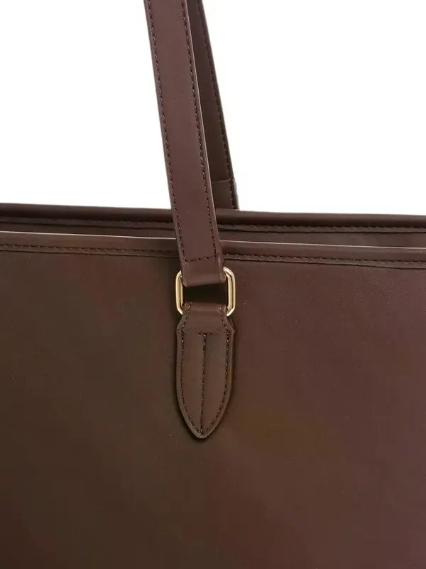 Moschino Logo-lettering Tote Bag - Brown