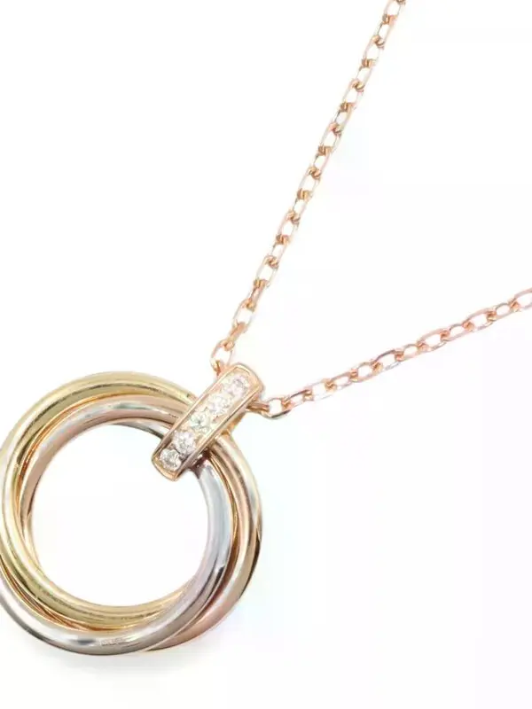 Cartier 2010s Trinity Diamond Necklace