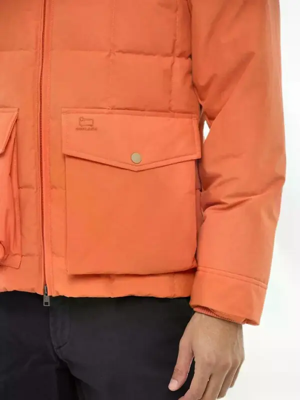 Woolrich Blizzard Quilted Jacket With Faux-fur Collar