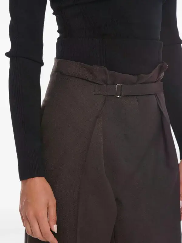SUPER BLOND Pleated Wide-leg Trousers