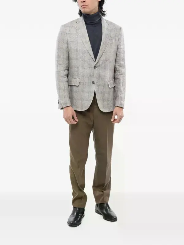 Corneliani Check-pattern Single-breasted Blazer