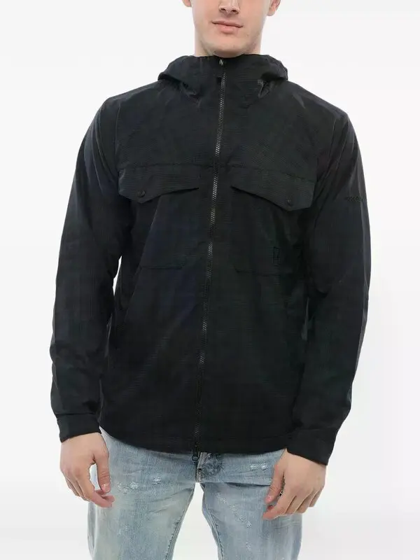 Woolrich Mesh Hooded Jacket - Blue