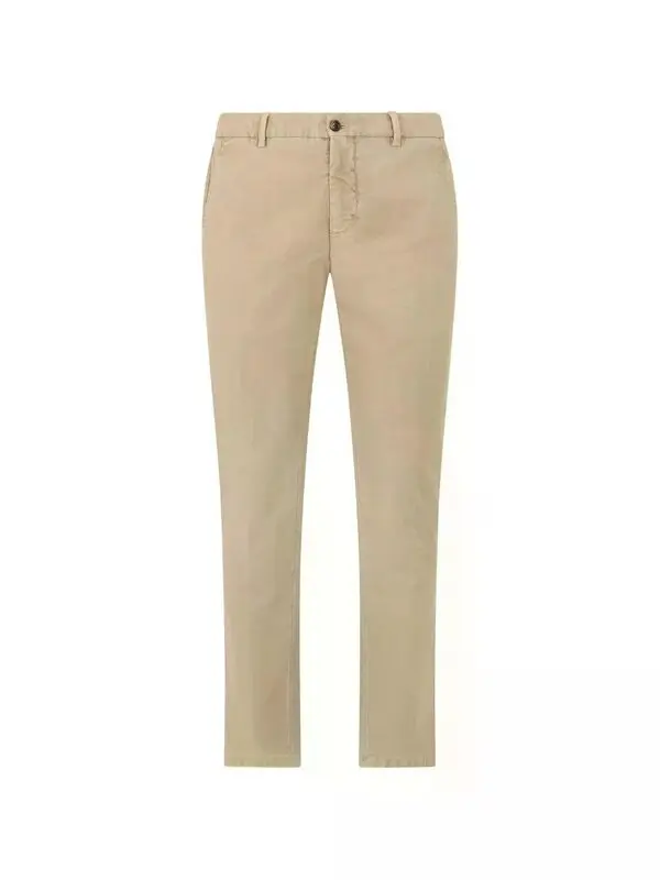 MOORER Carducci Straight-leg Chino Trousers - Neutrals