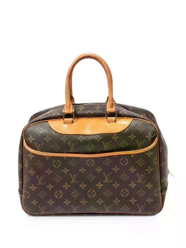 LOUIS VUITTON Deauville Monogram Tote Bag - Brown