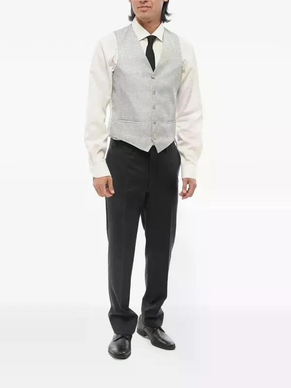 Corneliani Polka-dot Waistcoat