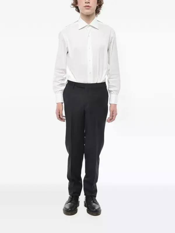 Corneliani Slim-fit Wool Trousers - Blue