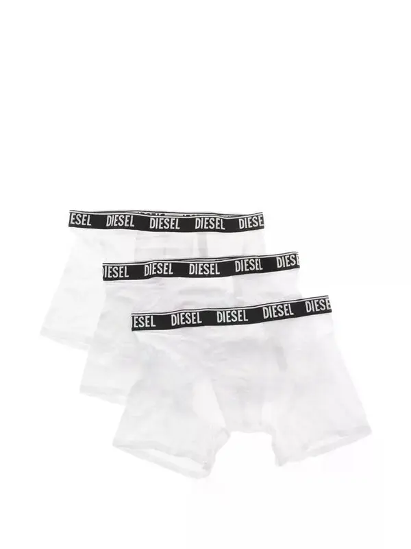 DIESEL® Logo-waistband Boxers - White