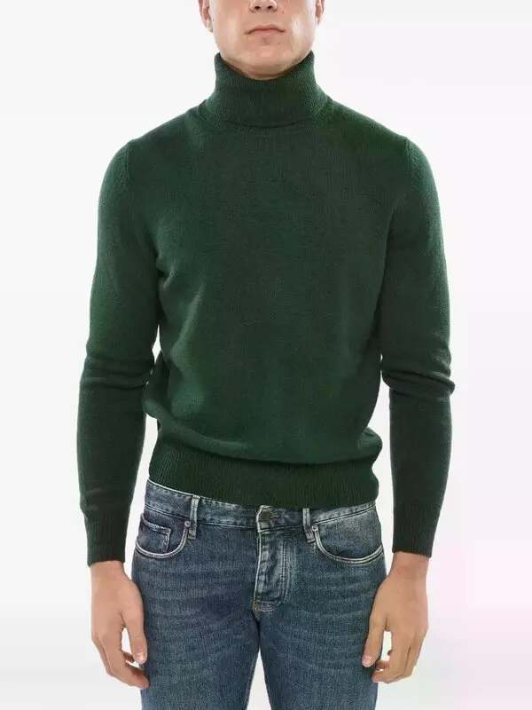 Malo Turtleneck Knit Sweater