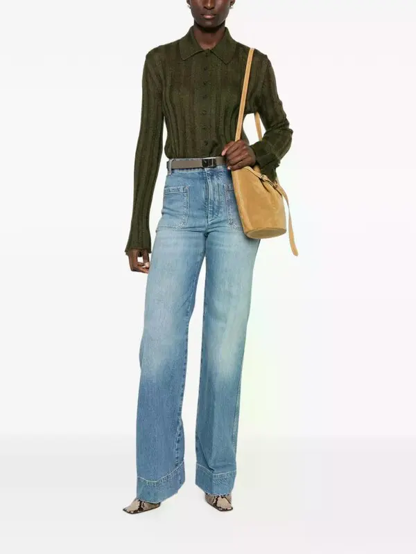 Khaite Ribbed-knit Cardigan