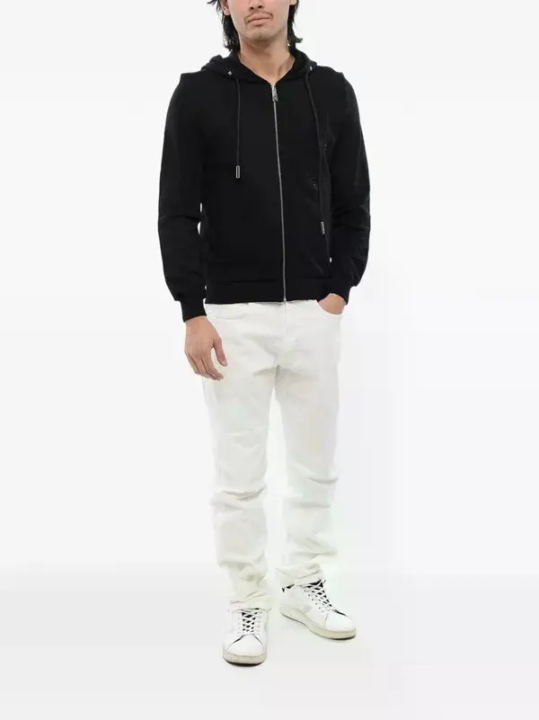 John Richmond Embellished Zip-up Hoodie
