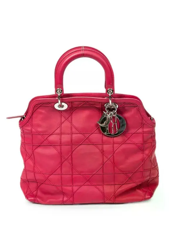 Dior Granville Cannage Tote Bag - Pink