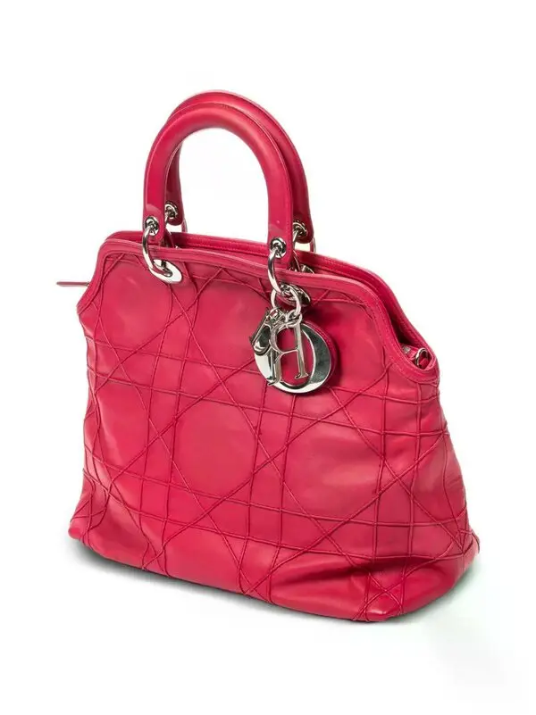 Dior Granville Cannage Tote Bag - Pink