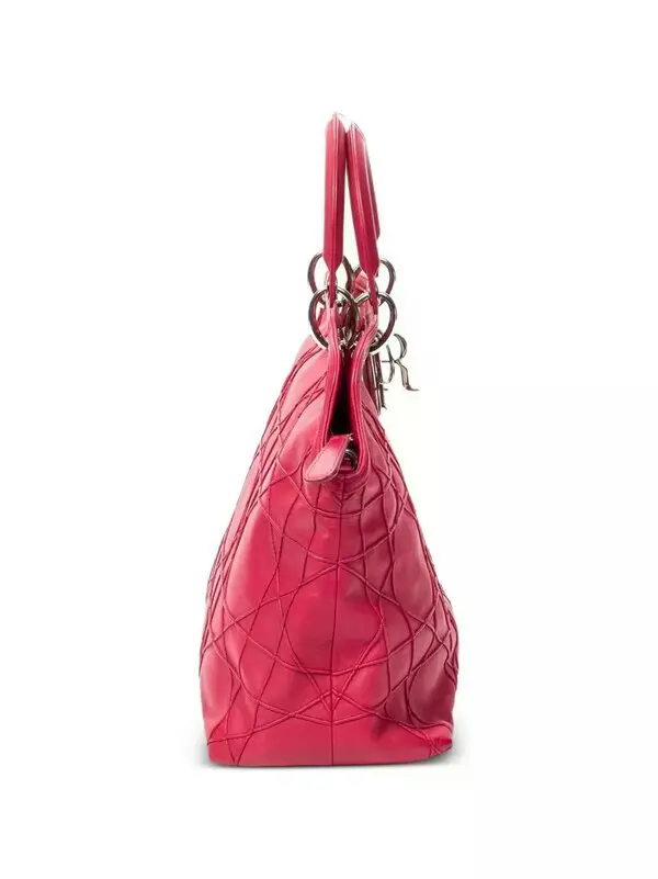 Dior Granville Cannage Tote Bag - Pink