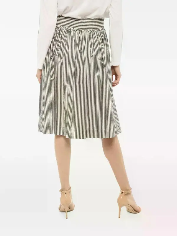 Woolrich Striped Midi Skirt
