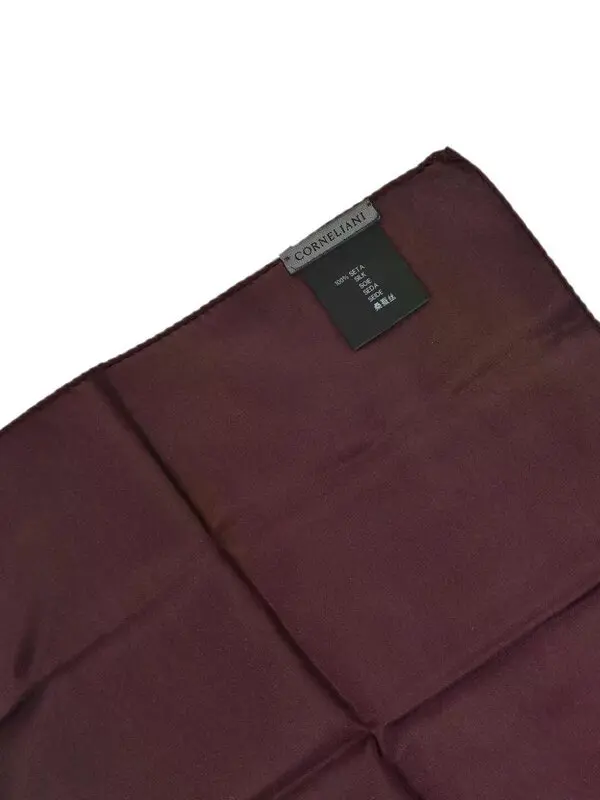 Corneliani Silk Satin Bow Tie And Pocket Square Set