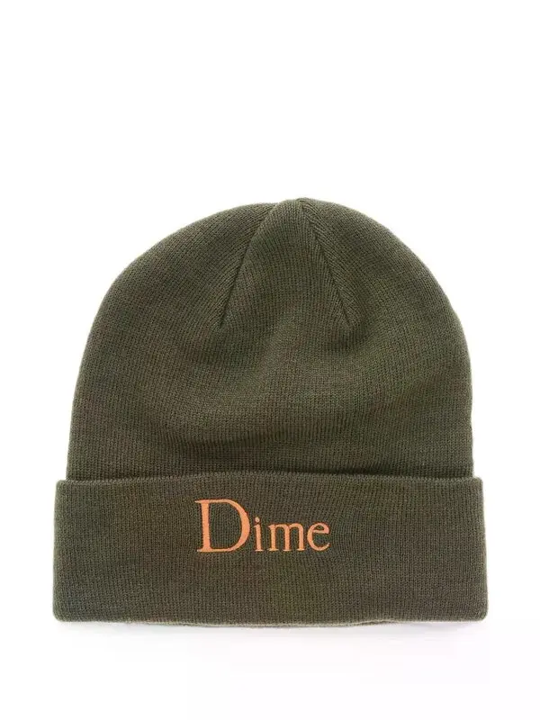 DIME Embroidered-logo Beanie Hat