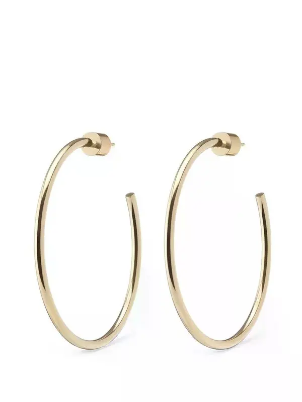 JENNIFER FISHER Thread Baby Hoop Earrings - Gold
