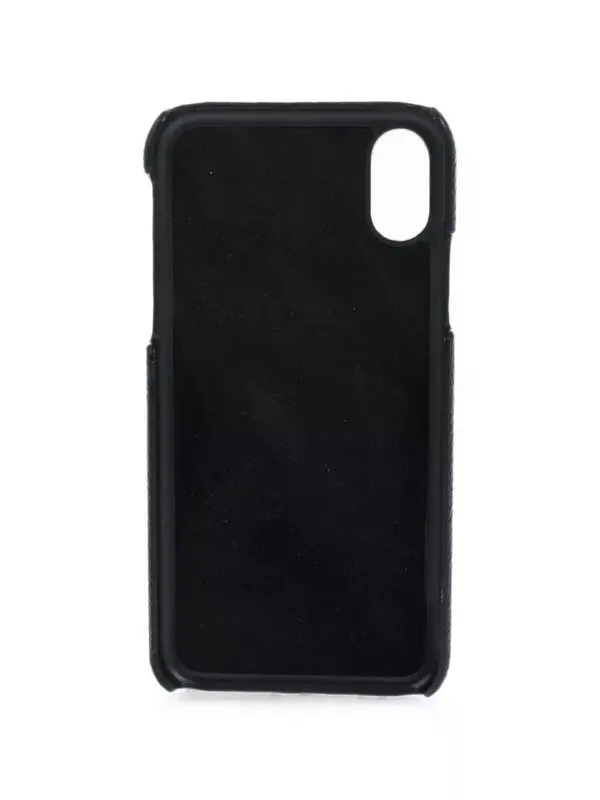 Dsquared2 Logo-detail Leather Iphone Case