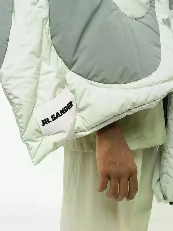 JIL SANDER Logo-patsh Padded Stole
