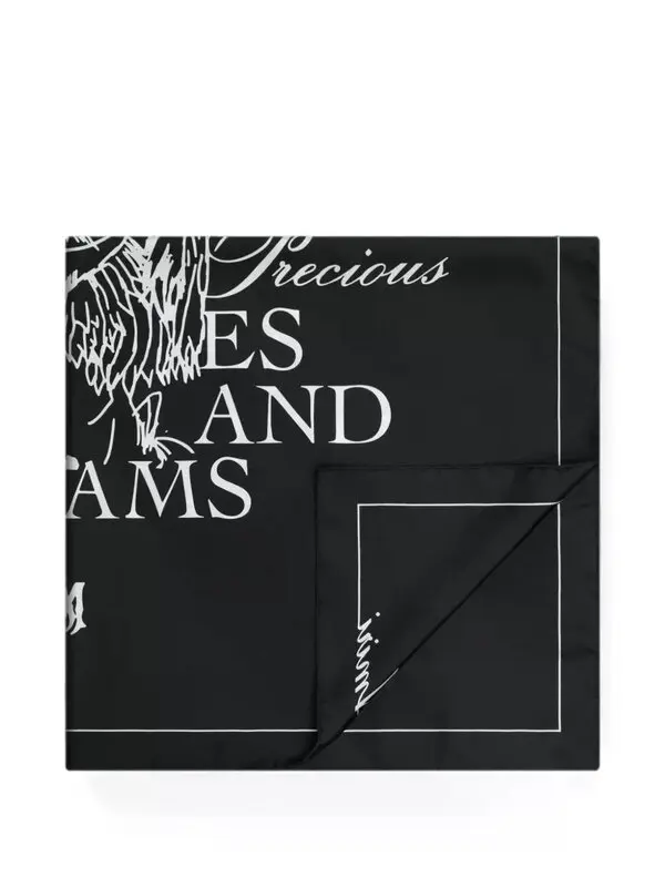 Amiri Paris Show Scarf - Black