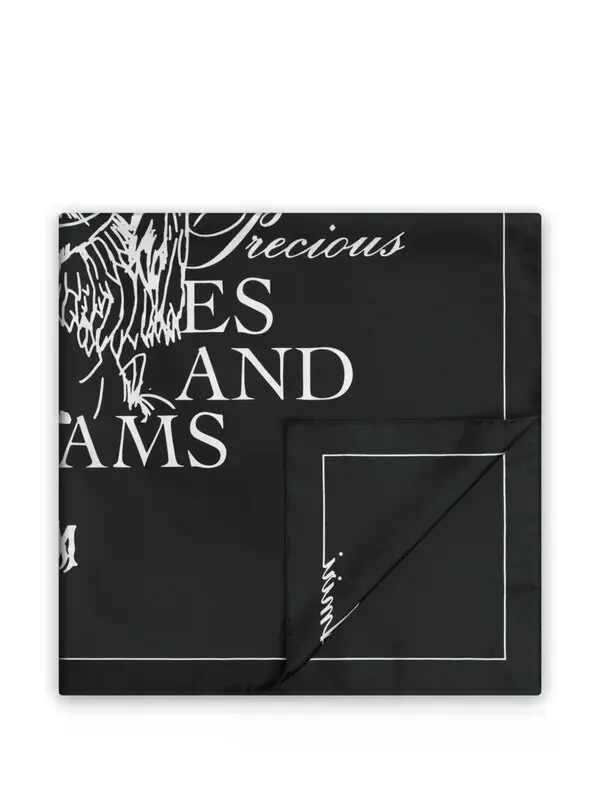 Amiri Paris Show Scarf - Black