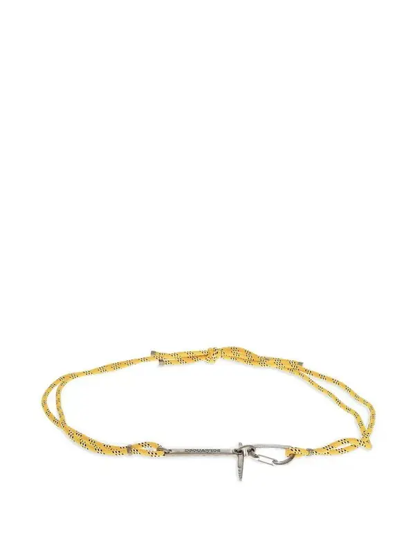 Dsquared2 Rope Carabiner Fastening Belt - Yellow