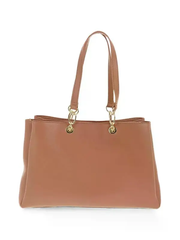 Moschino Heart-plaque Tote Bag - Brown