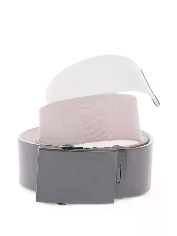DIESEL® Logo Plaque Belt - Grey
